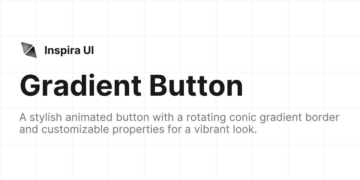 Gradient Button - Inspira UI