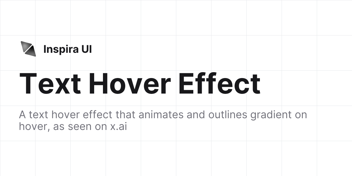Text Hover Effect - Inspira UI