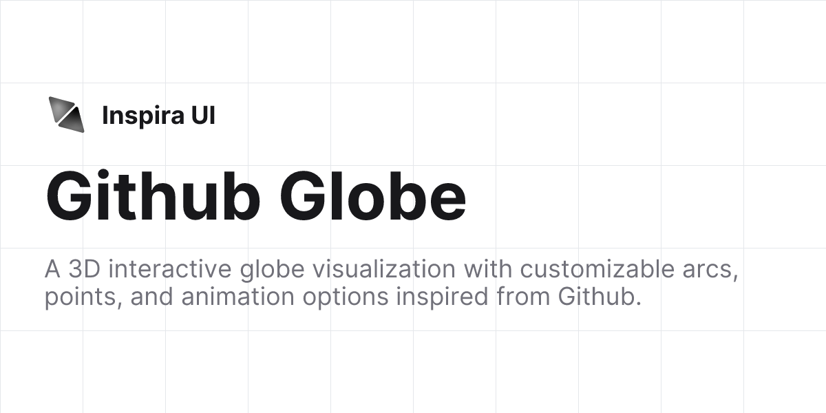 Github Globe - Inspira UI