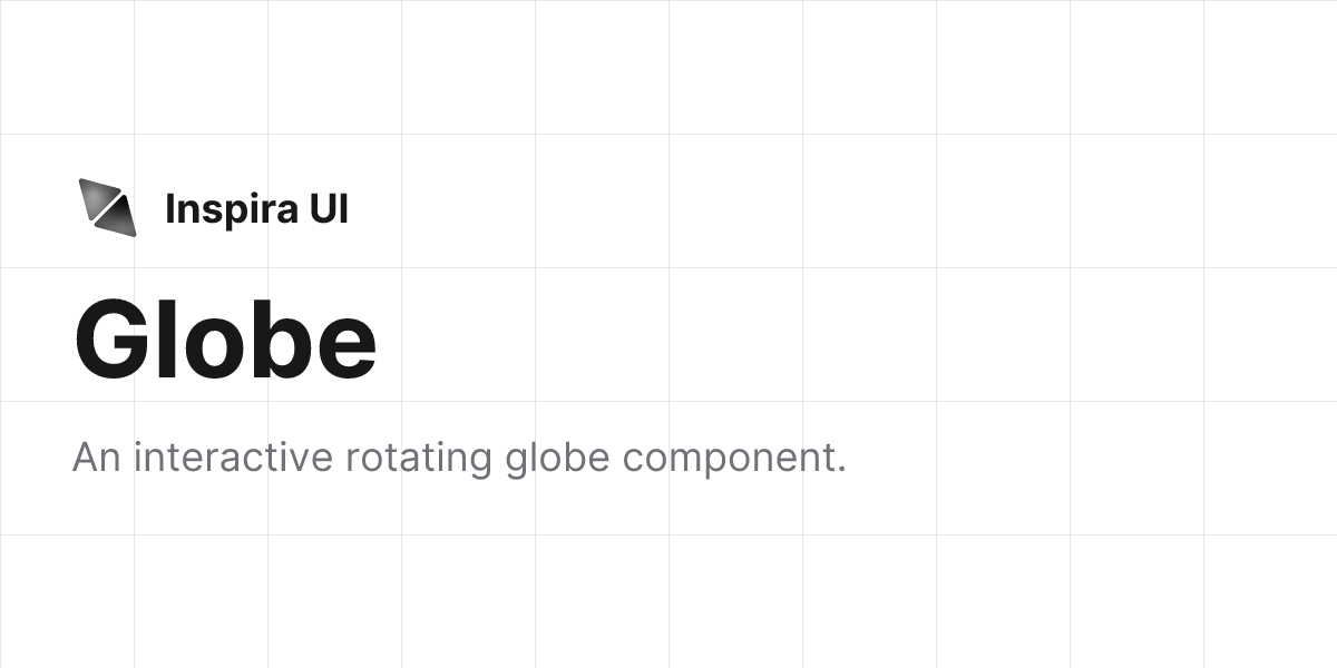 Globe - Inspira UI