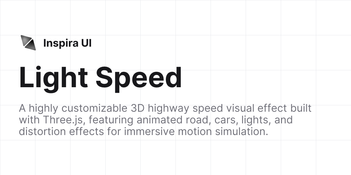 Light Speed - Inspira UI