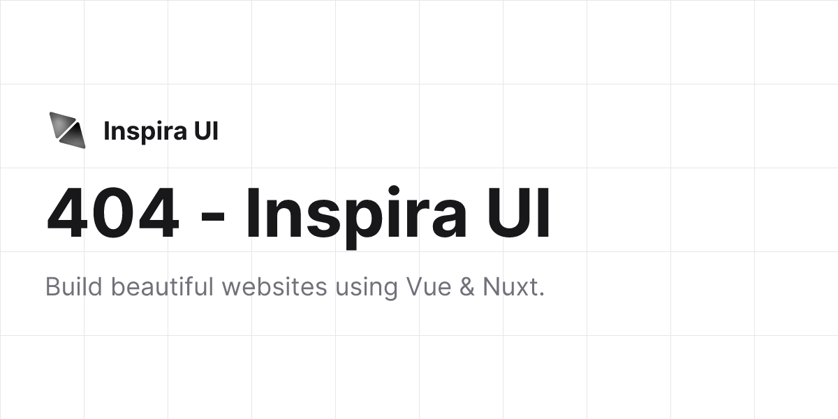 404 - Inspira UI
