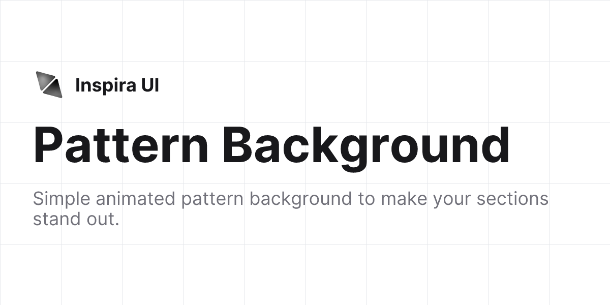 Pattern Background - Inspira UI