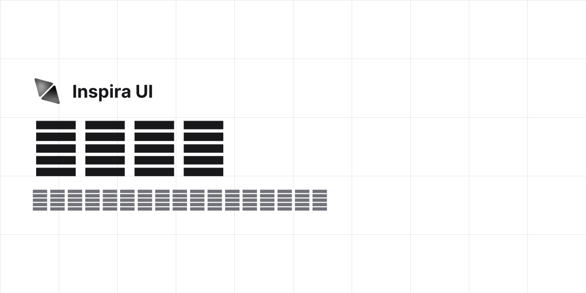 链接预览 - Inspira UI