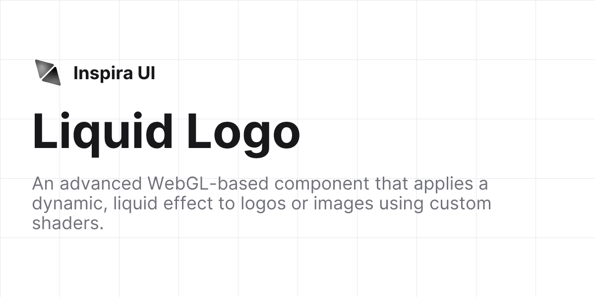 Liquid Logo - Inspira UI